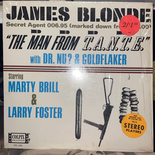 James Bond 007 Spoof LP: James Blonde Secret Agent 006.95 Man From T.A ...
