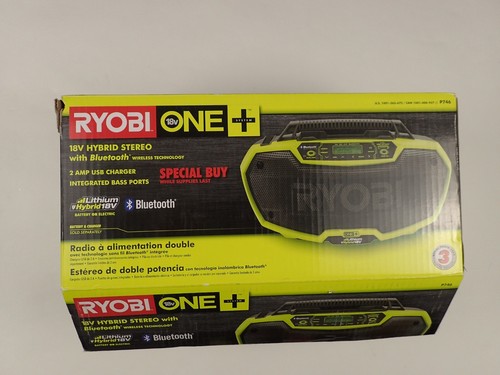 Ryobi P746 Wireless Bluetooth Stereo/Radio One + Plus 18V Tool Only AM ...