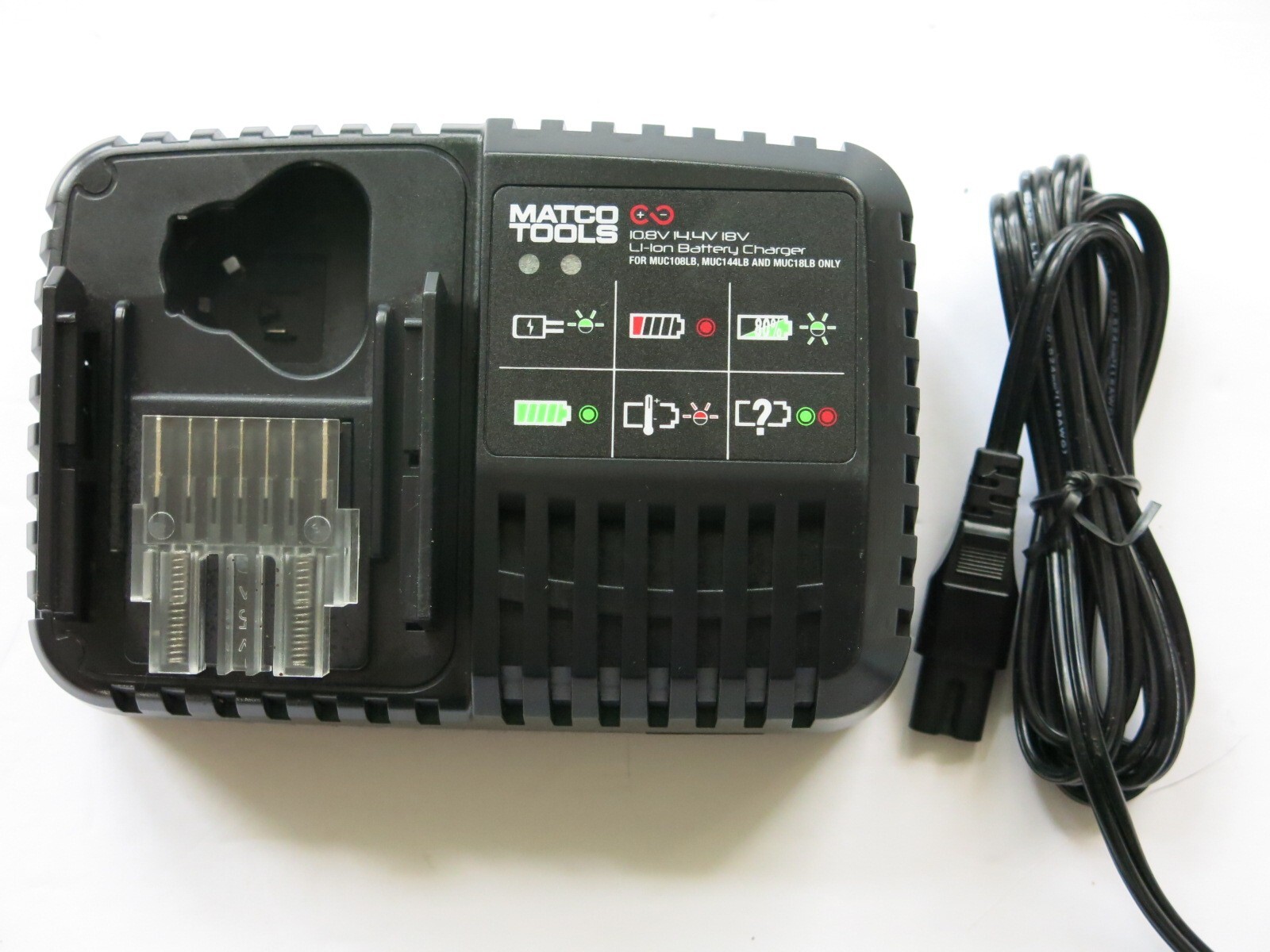 Matco Tools Infinium 10.8v 12v 16v 18v 20v Lithium Battery Charger ...