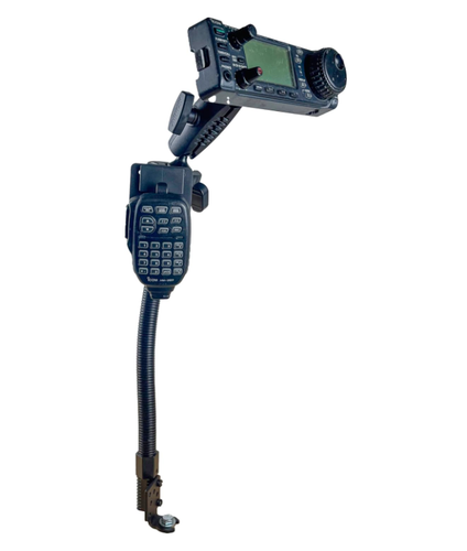 Seat Rail Mount with Mic Holder for the Icom IC-706 IC-7000 IC-7100 ID ...