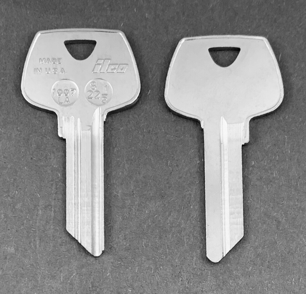 Lots of S22 1/2 1007LA Type 5 Pin Key Blanks for Sargent 275LA Keyway ...