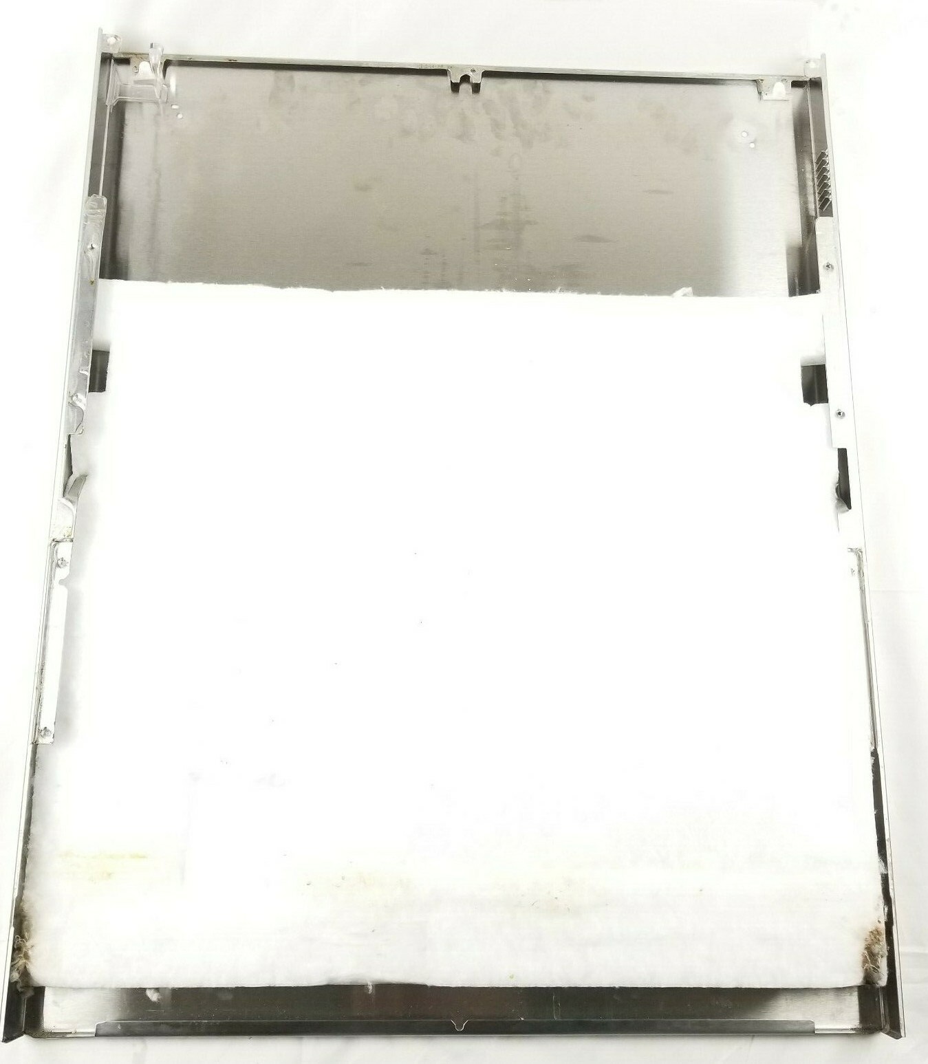 W10901498 KITCHEN AID DISHWASHER FRONT PANEL STAINLESS STEEL W/ PAD ...