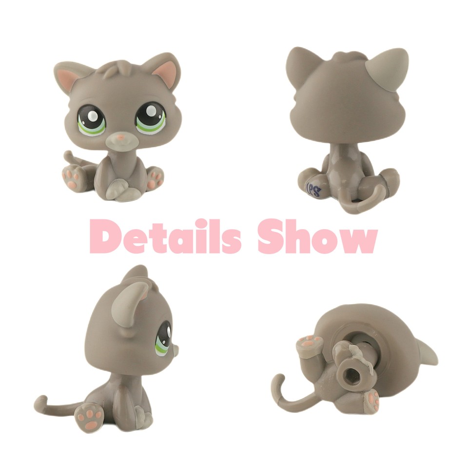 2pcs Pet Shop LPS Sitting Kitten Cat with LPS Accessories Who Love LPS ...