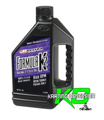 GO KART MAXIMA Formula K2 OIL 100% FULLY SYNTHETIC 1 LITRE BOTTLE 2 ...