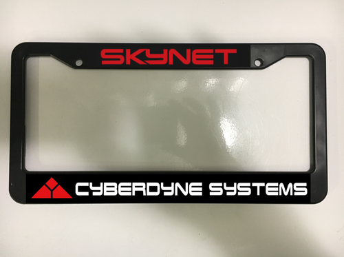 Cyberdyne Systems for Skynet For Terminator Sci Fi License Plate Frame ...