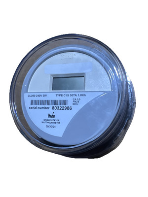 CL200 KWH Meter Itron Centron SSEM, Type C1S 30ta 1.0kh 240v 3w 9/30 ...
