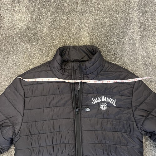 Jack Daniel's Old No.7 Brand Tennessee Whiskey Logo Puffer Jacket ...