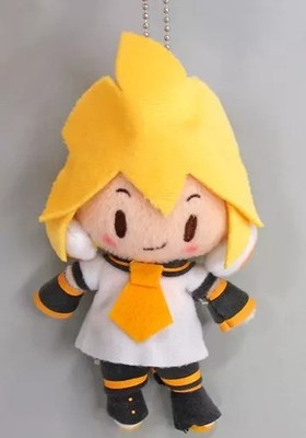 Key chain mascot Kagamine Len Fluffy key chain mascot Excellent | eBay