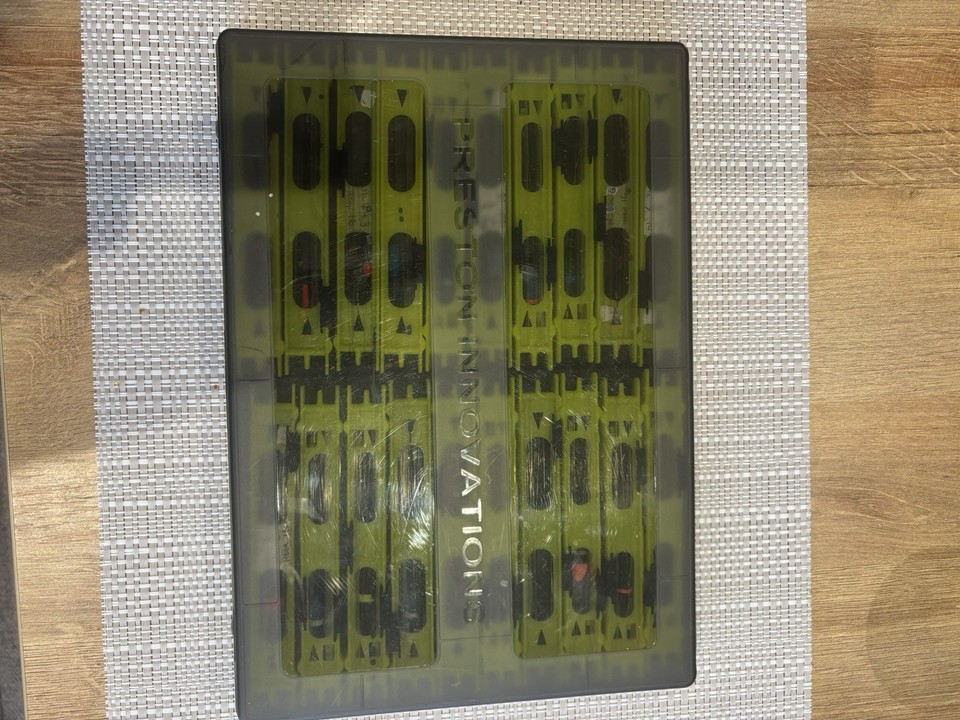 Preston Innovations winder box with 20 pre tied pole rigs | eBay UK