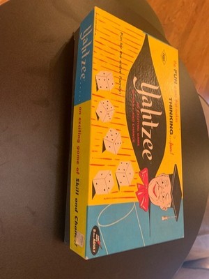 Vintage 1970s Yahtzee Game Box & Assorted Pieces (Incomplete) | eBay