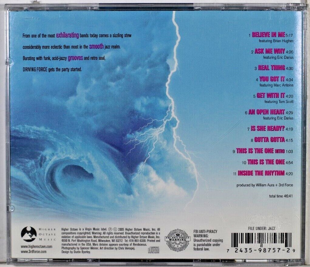 3rd Force – Driving Force - CD Sent Tracked | eBay Australia