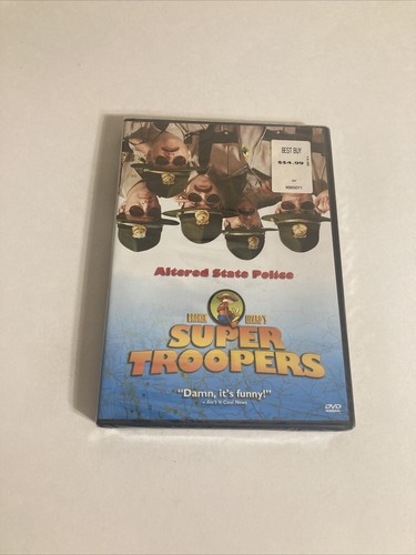 Super Troopers DVD Widescreen Jay Chandrasekhar 2001 Movie (NEW/SEALED ...