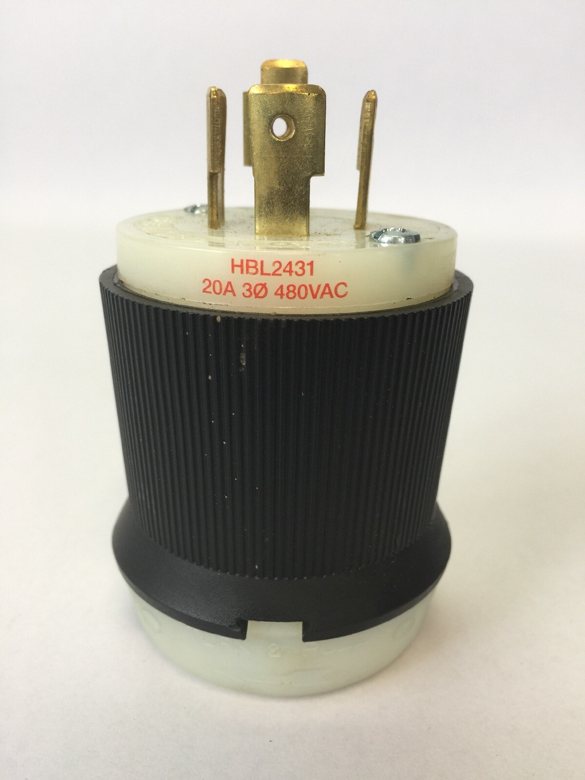 HUBBELL HBL2431 TWIST LOCK PLUG 480 AC 20A | eBay