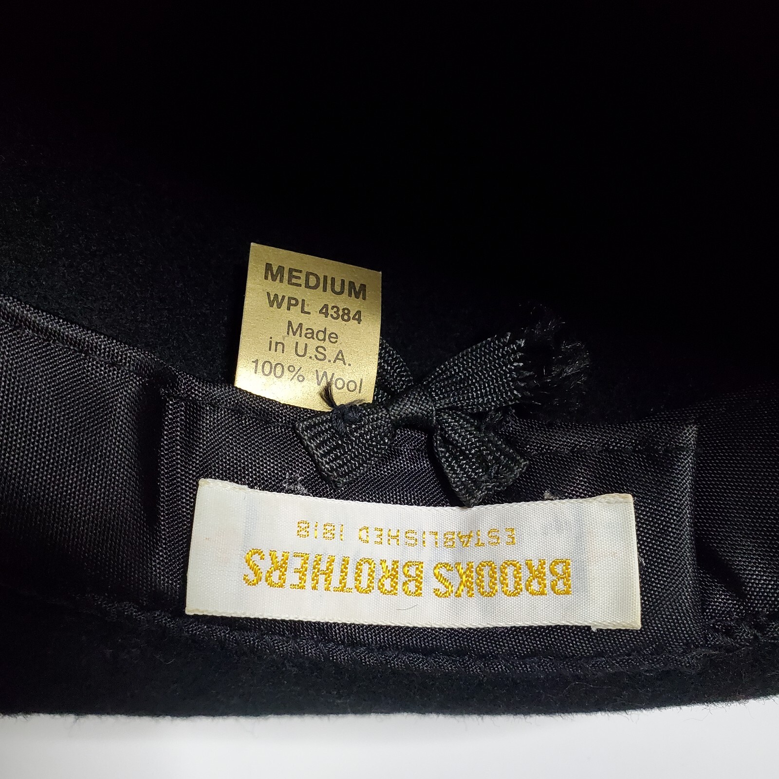 BROOKS BROTHERS Vintage Fedora Hat Size Med 100% Wool Made in Italy | eBay