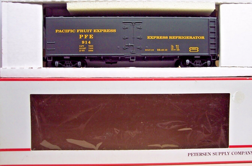 PETERSEN O PFE EXPRESS REEFER 2 RAIL NOS COMPATIBLE WITH WEAVER ATLAS ...