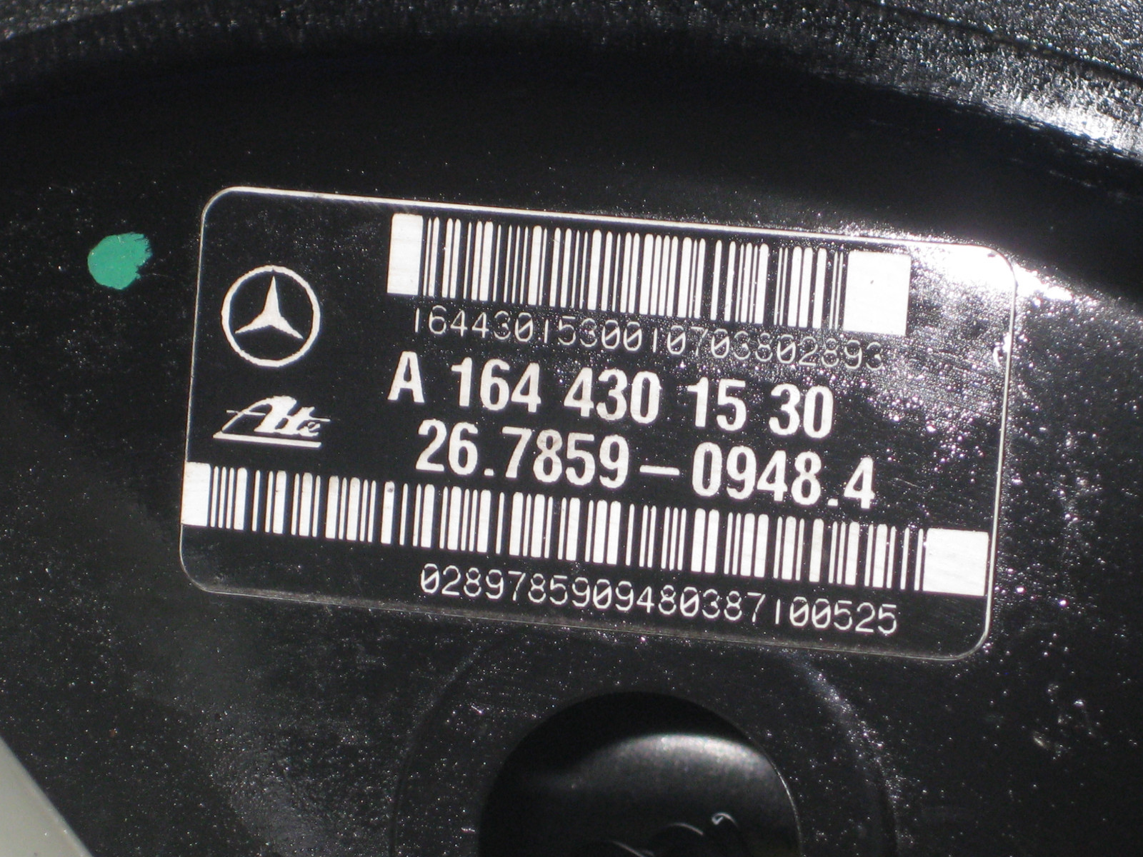 MERCEDES ML W164 3.0 CDI BRAKE BOOSTER SERVO MASTER CYLINDER ...