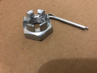 New Fiat Alfa Lancia Lada M14 Plated Castle Nut and Split Pin | eBay