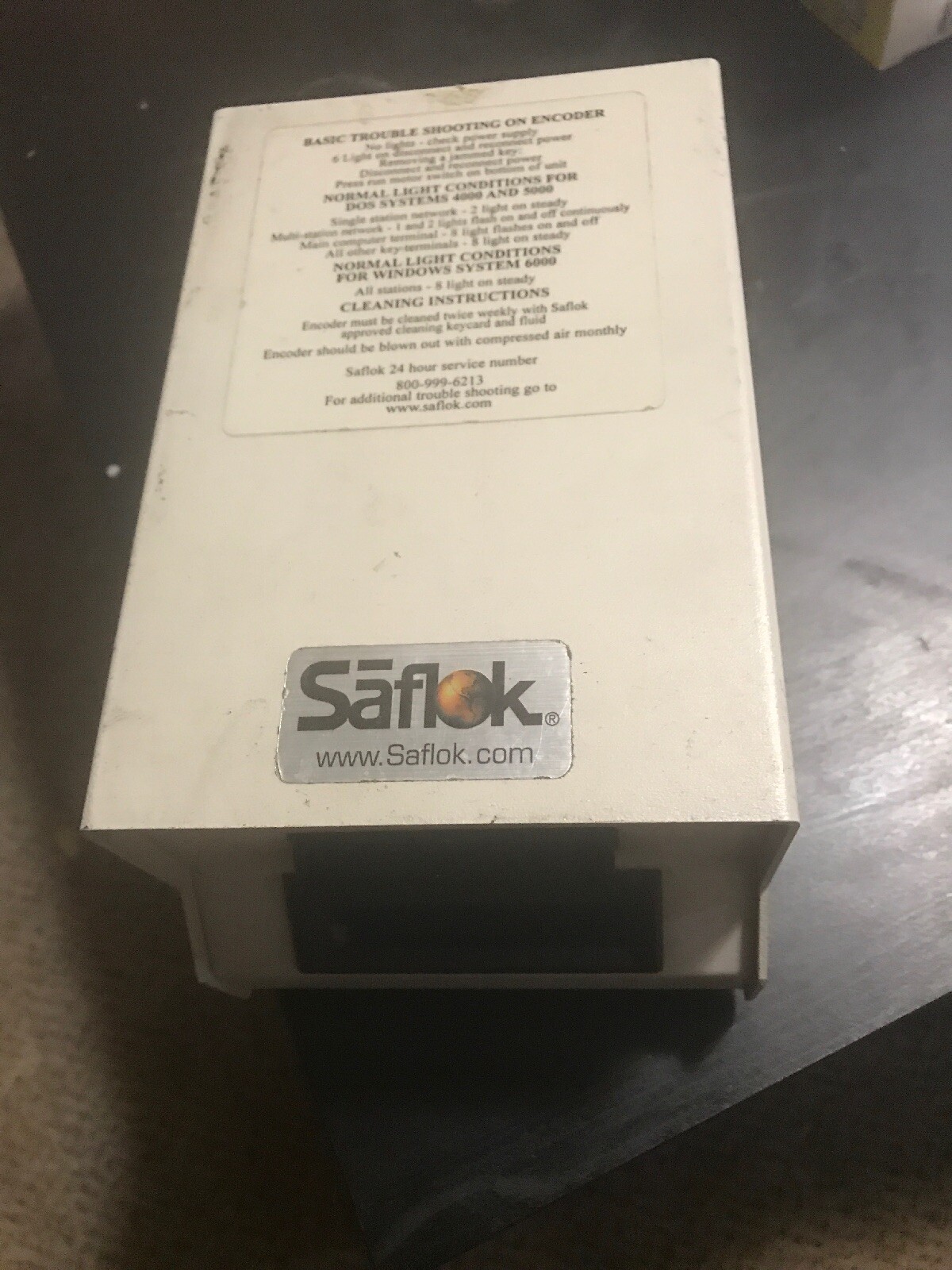 saflok Card Motorized Encoder (reader And Rider) Part #73430 | eBay