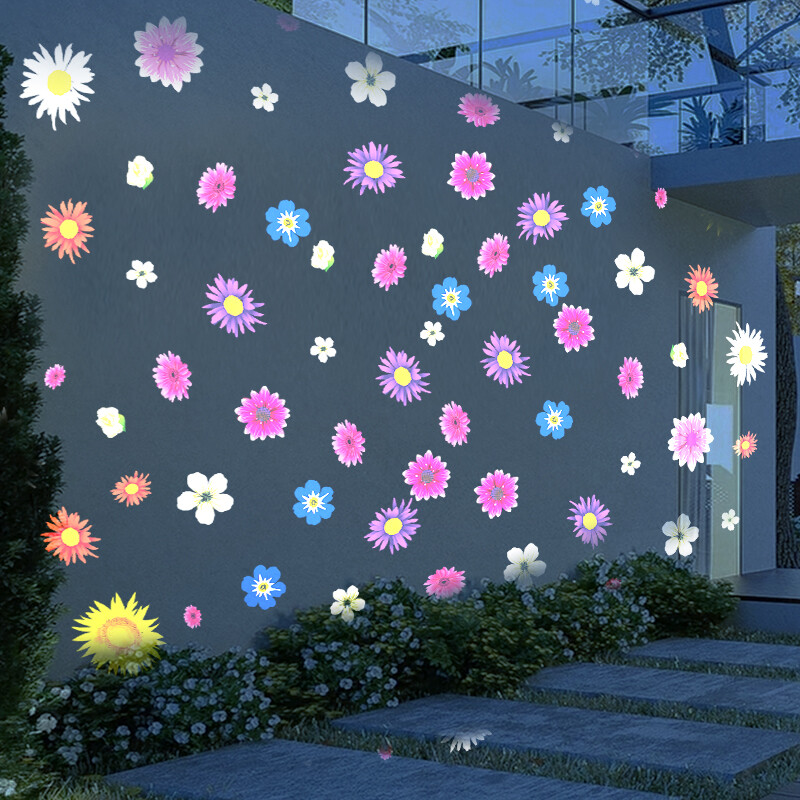 40W-600W Custom Flower Dynamic Effect Pattern Projection Logo Gobo ...
