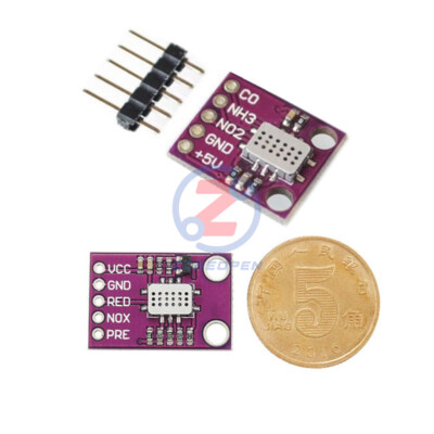 MICS-4514 MICS-6814 Carbon Monoxide Nitrogen Oxygen Gas Sensor Module ...
