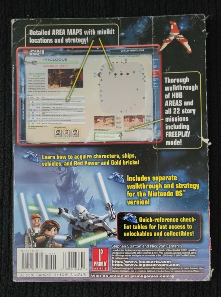 Lego Star Wars III 3: The Clone Wars - Prima Official Game Guide ...