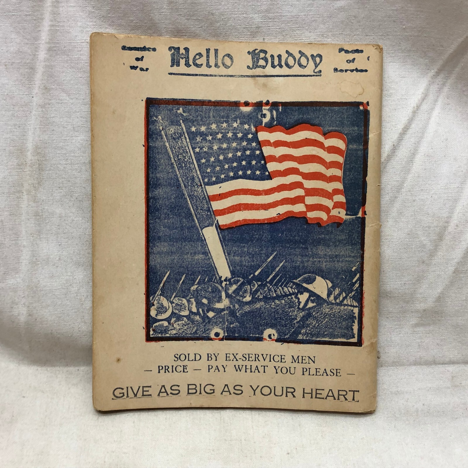 Military WWI Home Front Comics of War Hello Buddy Booklet | eBay