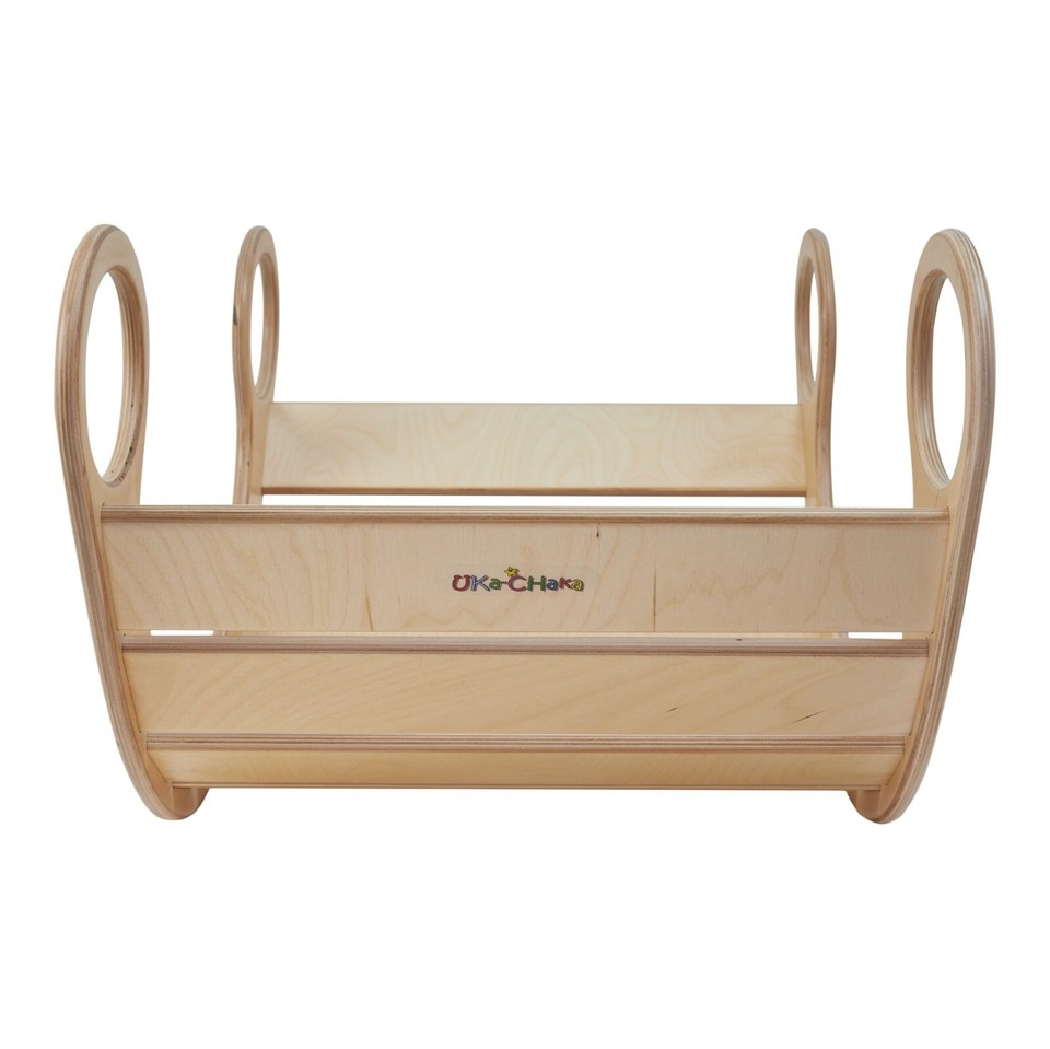 Montessori Child Rocking Bed, Wooden Rocking Play, Wooden Rocking Chair ...
