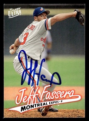 1997 Fleer Ultra Baseball #228 Jeff Fassero Signed Autograph (no COA ...