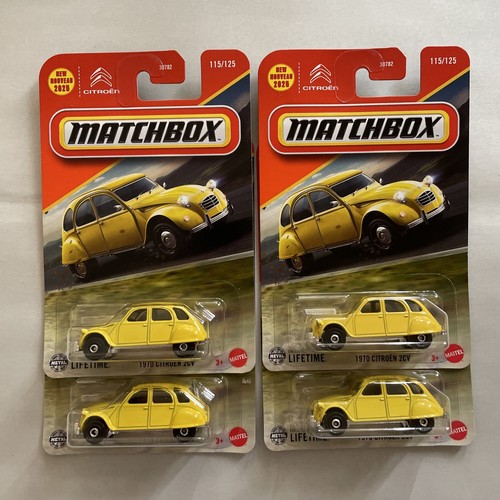 2025 Matchbox 1970 Citroen 2CV 115/125 (Lot of 4) | eBay