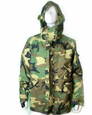USGI ECWCS GEN-1 Woodland Gore-Tex Parka Men's Jacket (Size: Large ...