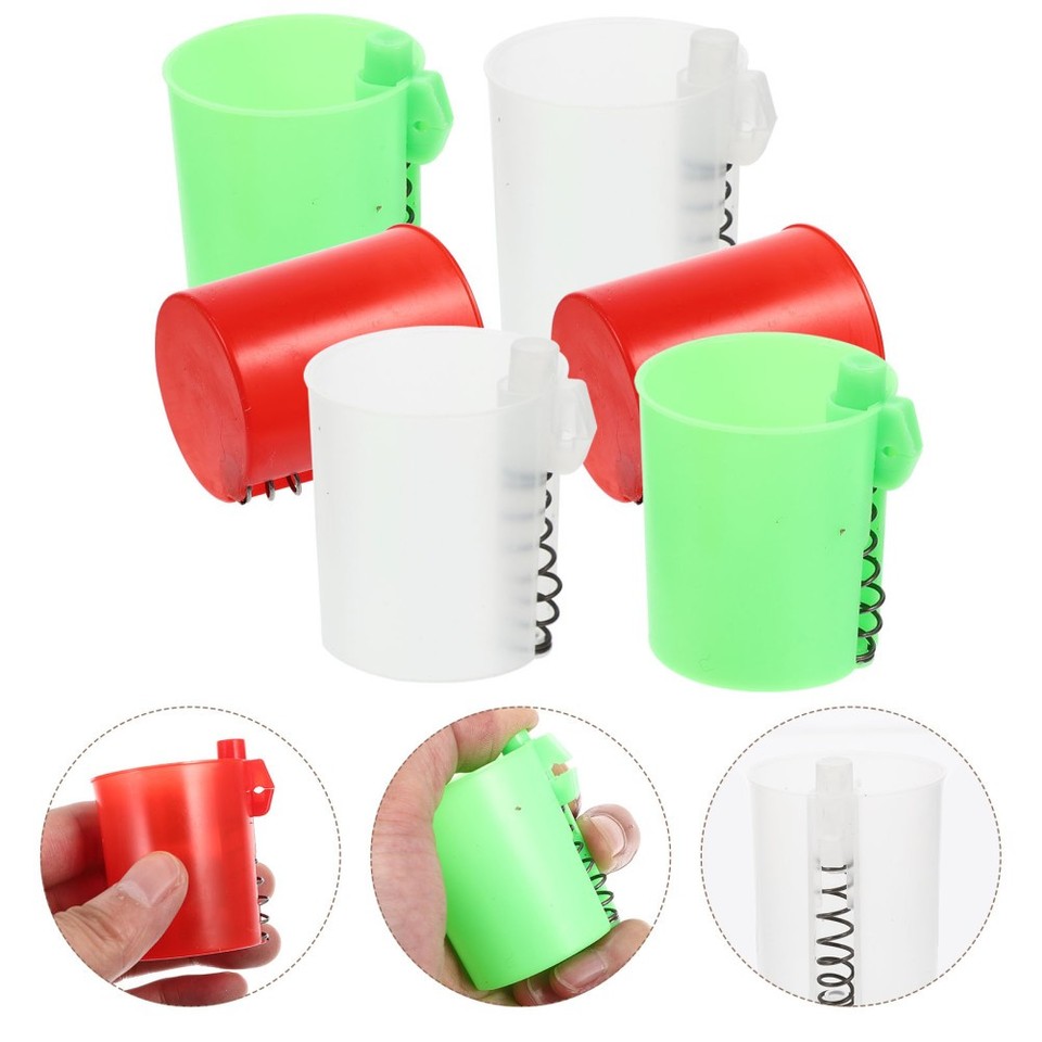 6Pcs Fishing Bait Trap Cage Fishing Trap Cup Lure Holder Outdoor Gear ...