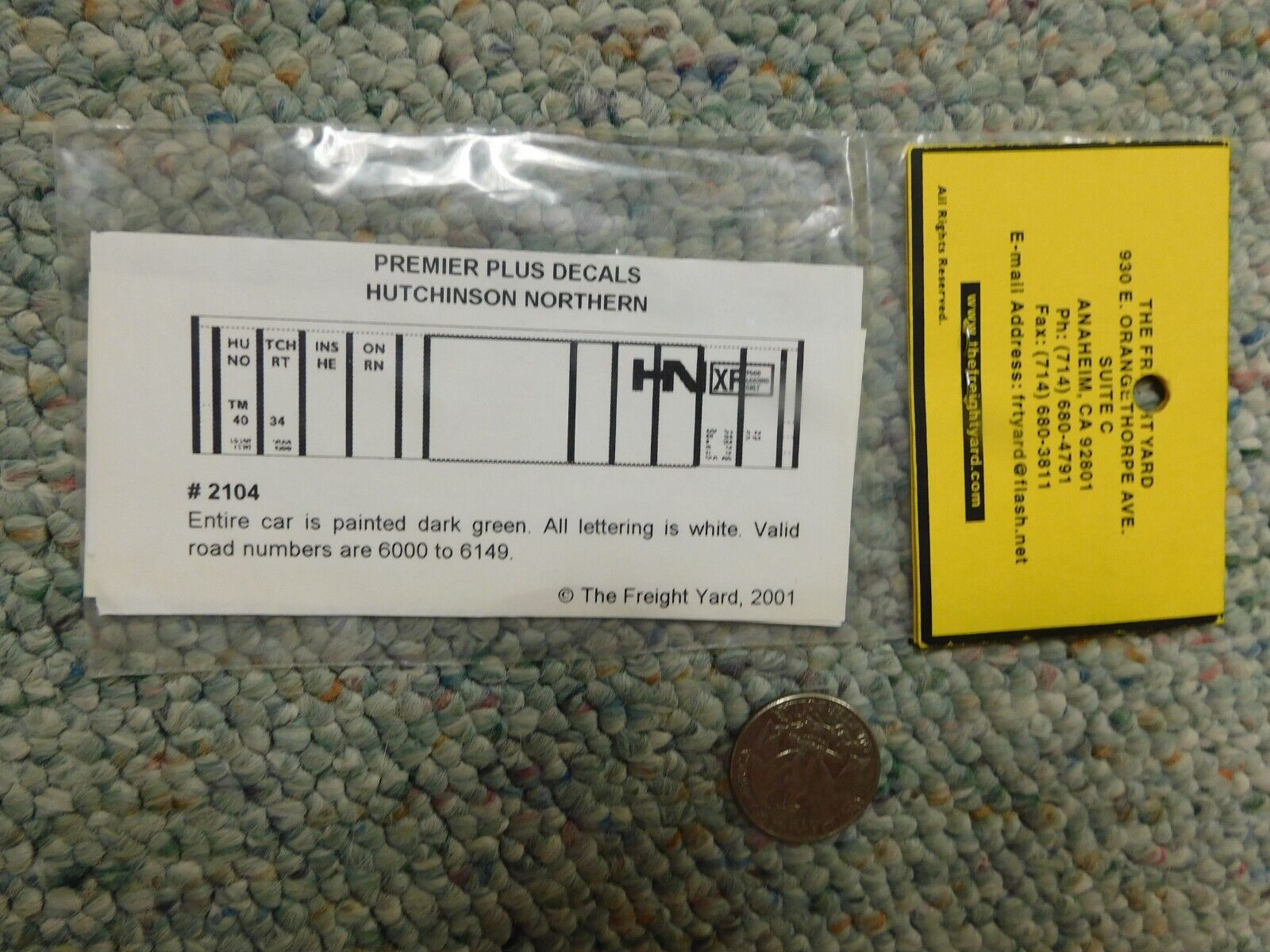 Premier Plus decals N #2104 Hutchinson Northern 50' ribside sgl door ...