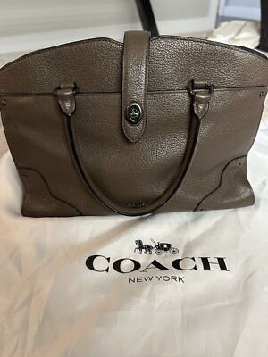 Coach 37575 Mercer Satchel 30 2Way Shoulder Leather Handbag | eBay
