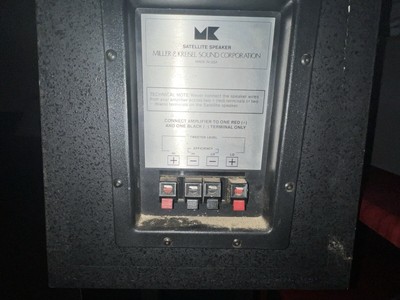 M&K Satellite - II Speakers; Vintage 2-way Speakers With Original ...