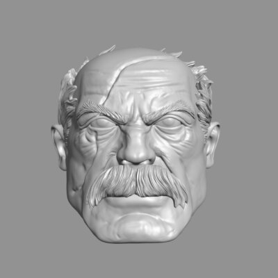 Conquest v2 Invincible villain custom head for 4" 6" 7" 12" action ...