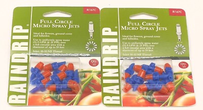 2 Raindrip Full Circle Micro Spray Jets R167C Total 20 Pieces | eBay