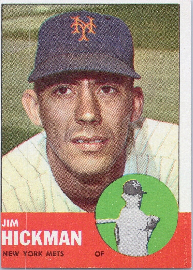 Jim Hickman #107 1963 Topps Baseball | eBay
