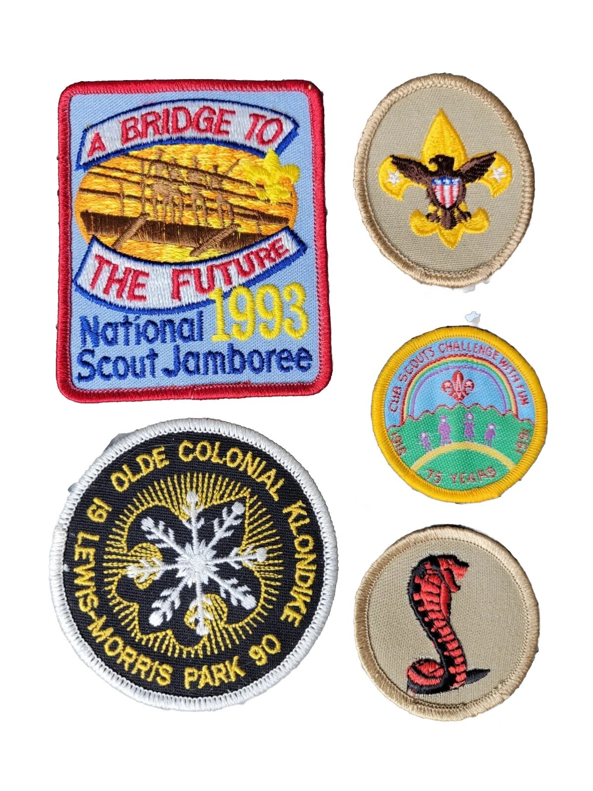 Lot of Boyscout Patches 1993 National Jamboree participant BSA JSP ...