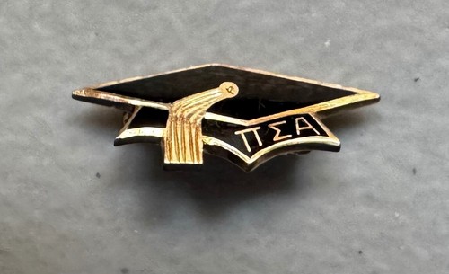 Vintage 10K Gold Pi Sigma Alpha Graduation Cap Pin Poli Sci Honor Soc ...