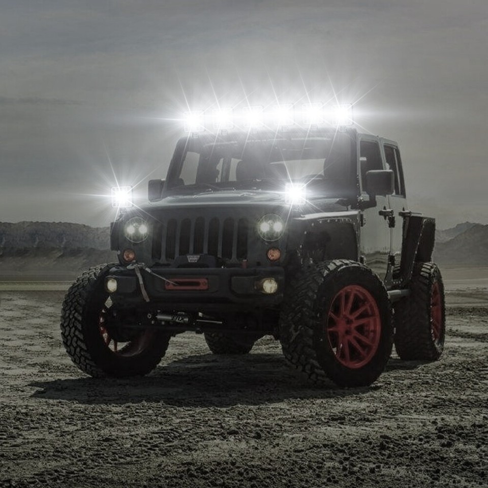 2PCS 140W LED Work Light Truck OffRoad Tractor Flood Lights 12V 24V ...