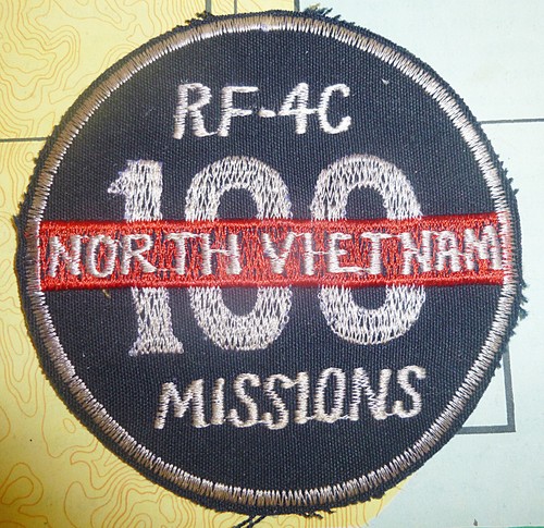 Patch - 100 MISSIONS - OVER NVN - USAF 432nd TFW - RF-4C - Vietnam War ...