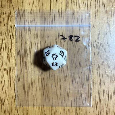 🎲MTG d20 Spindown 20-sided Life Counter die dice Dominaria United White ...