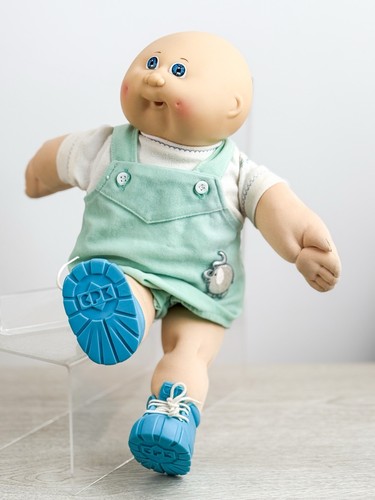 Vintage 1982 Cabbage Patch Kids Rare Bald Baby Boy Signed Xavier Blue ...