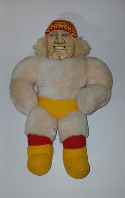Vintage 1991 WWF Wrestler Hulk Hogan Python Power 11” Plush WWE ...