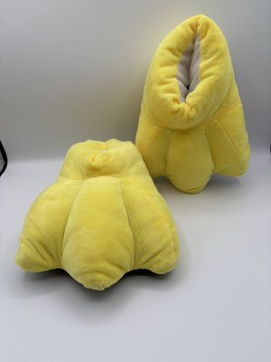 Duck Feet Slippers Adults Plush Home Warm Soft Costume House Shoes Med ...