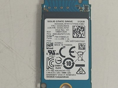 Toshiba BG4 KBG40ZNT512G 512 GB NVMe 42mm Solid State Drive | eBay