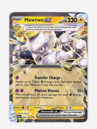 Mewtwo ex (Double Rare) SV04: Paradox Rift 058/182 NM | eBay