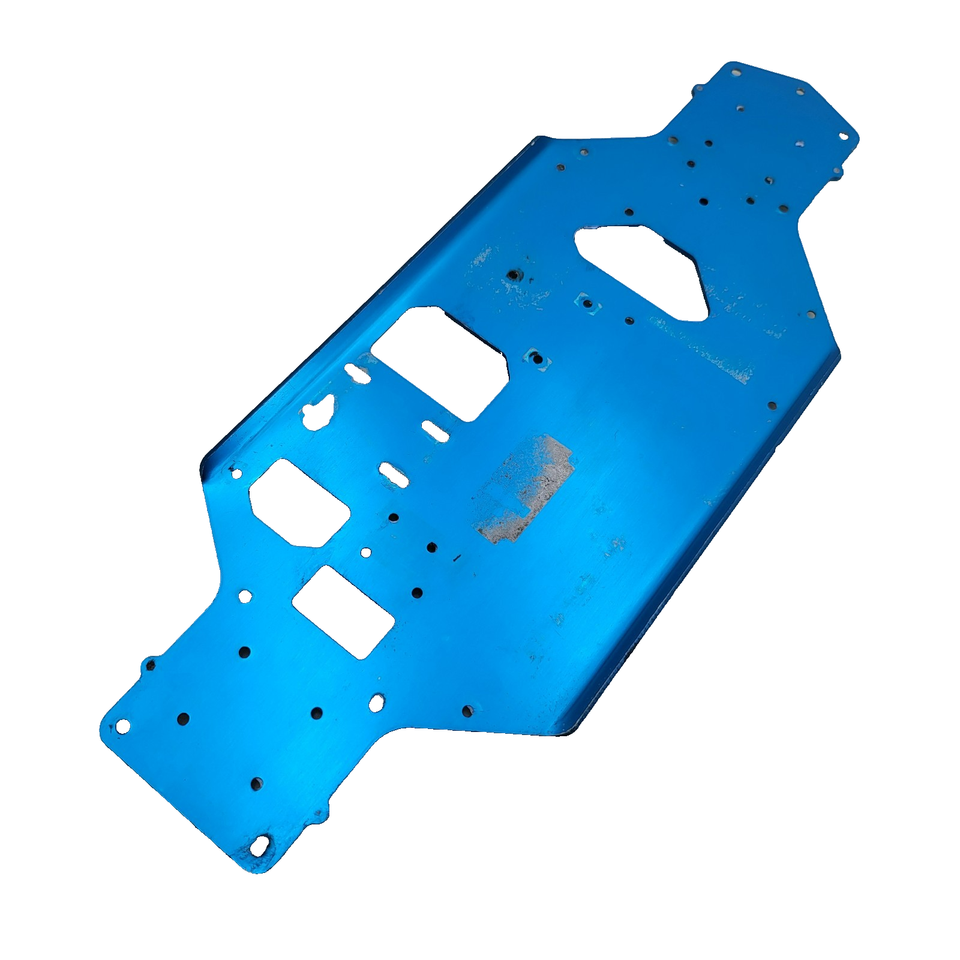 Team Associated Nitro TC3 blue aluminum chassis | eBay