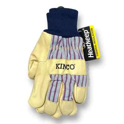 Kinco 1927KW Insulated Leather Winter Work Glove Knit Wrist Size Small ...