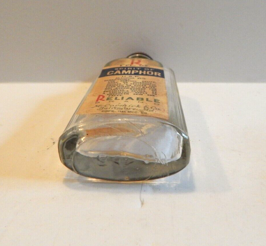Reliable Brand Spirit of Camphor Bottle Packed by McCormick & Co 1 fl ...